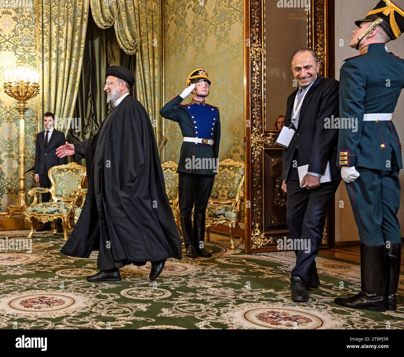 Meeting between Russian President Vladimir Putin and Iranian President ...