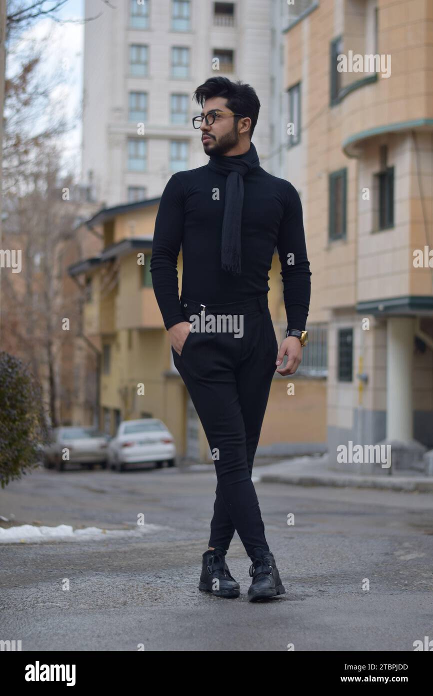 Young professional man stands hi-res stock photography and images - Alamy