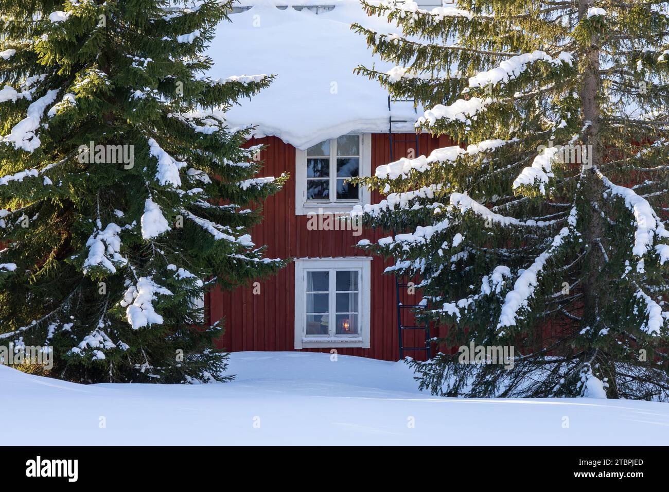 Sweden snow landscape hi-res stock photography and images - Alamy