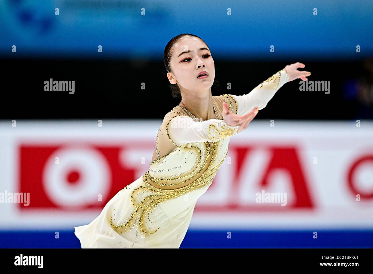 Rena UEZONO (JPN), during Junior Women Free Skating, at the ISU Grand ...