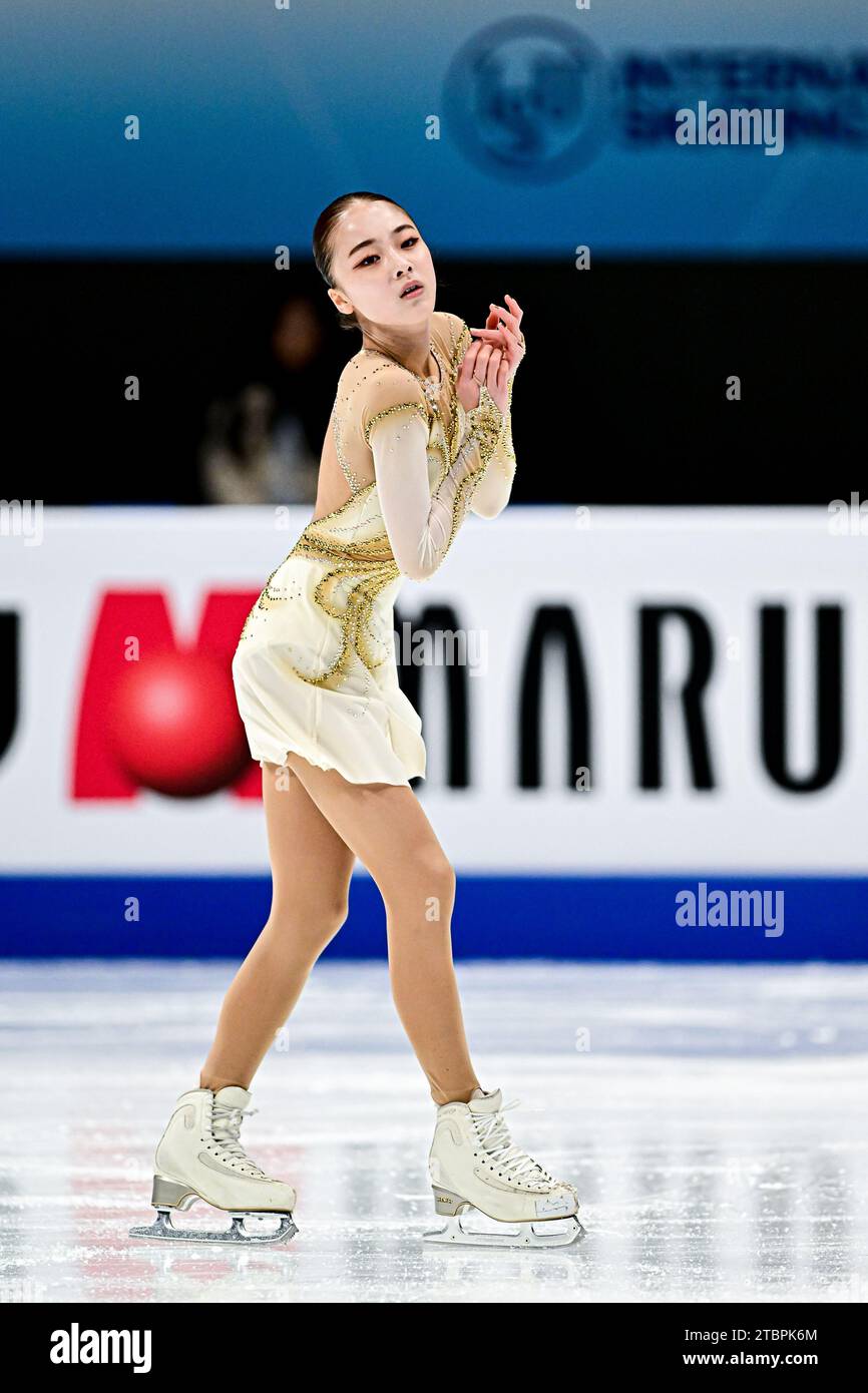 Rena UEZONO (JPN), during Junior Women Free Skating, at the ISU Grand ...