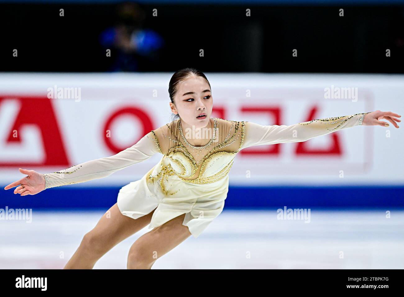 Rena UEZONO (JPN), during Junior Women Free Skating, at the ISU Grand ...