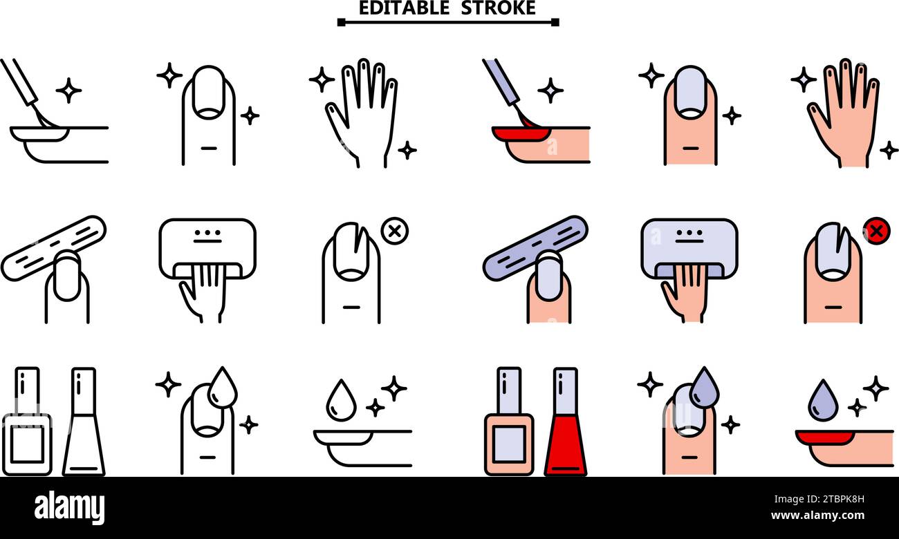 Nail bar sign hi-res stock photography and images - Alamy