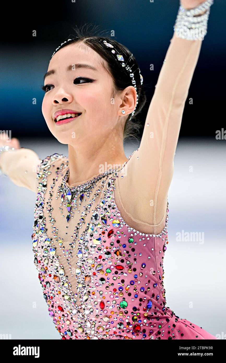 Minsol KWON (KOR), during Junior Women Free Skating, at the ISU Grand ...