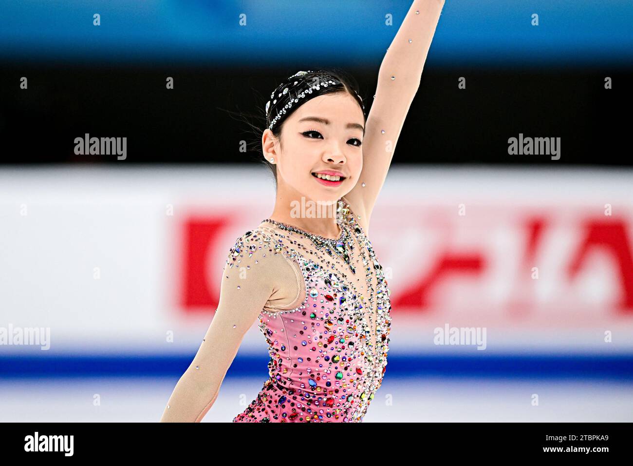 Minsol KWON (KOR), during Junior Women Free Skating, at the ISU Grand ...