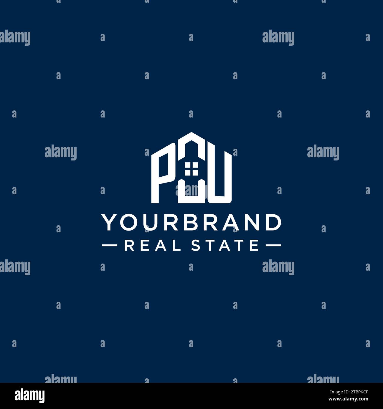 Letter pu vector vectors hi-res stock photography and images - Alamy