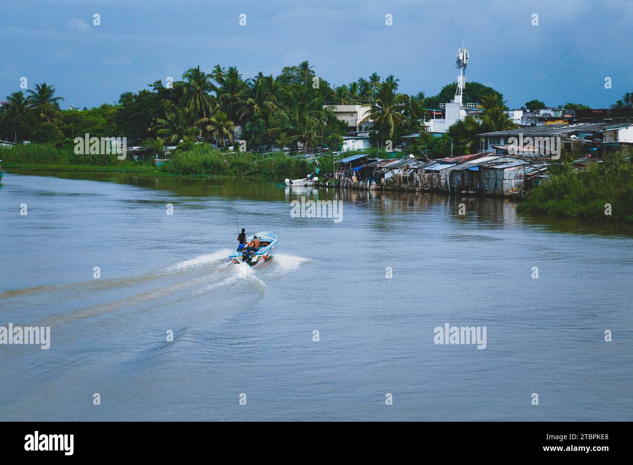 Beautiful scenes of fishermen fishing in their boats in Watala, Colombo ...