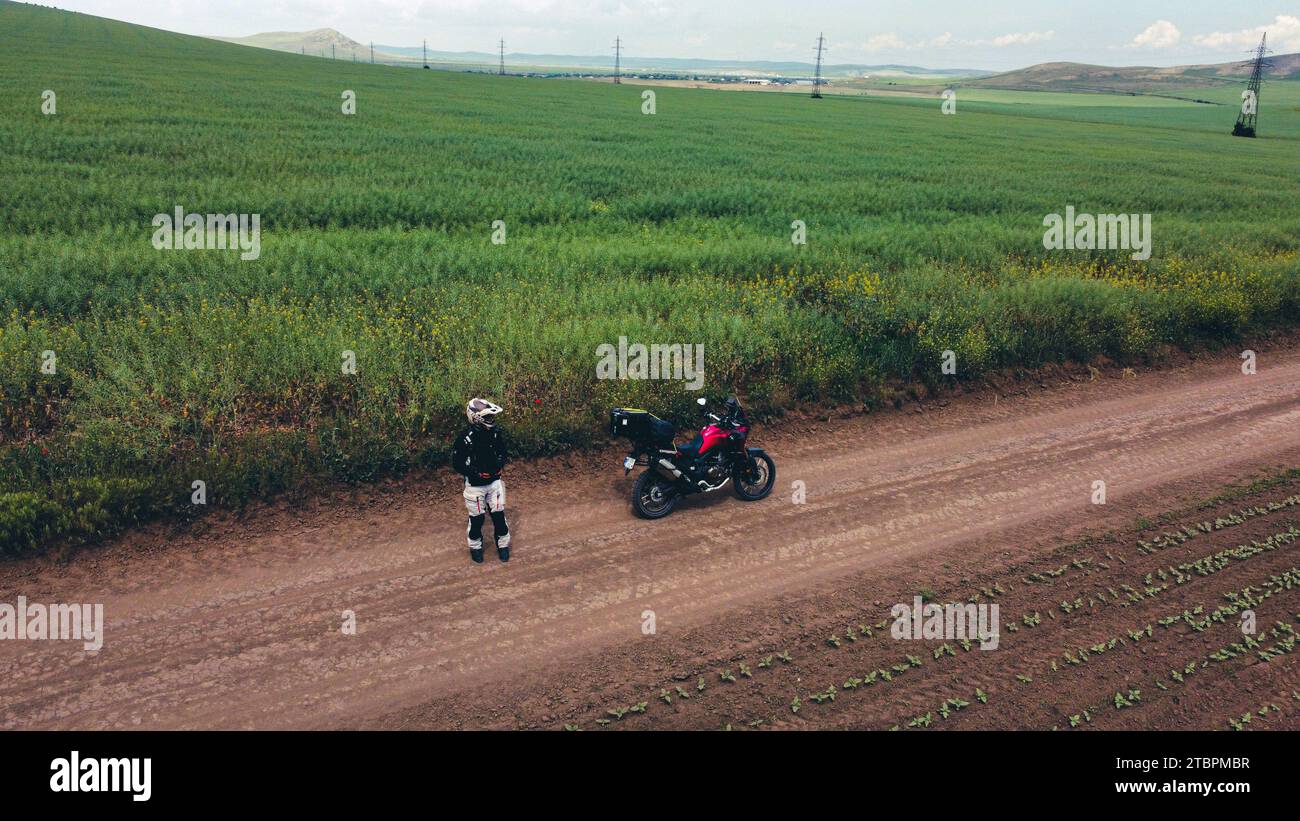 Rolling road motorcycle hi-res stock photography and images - Alamy