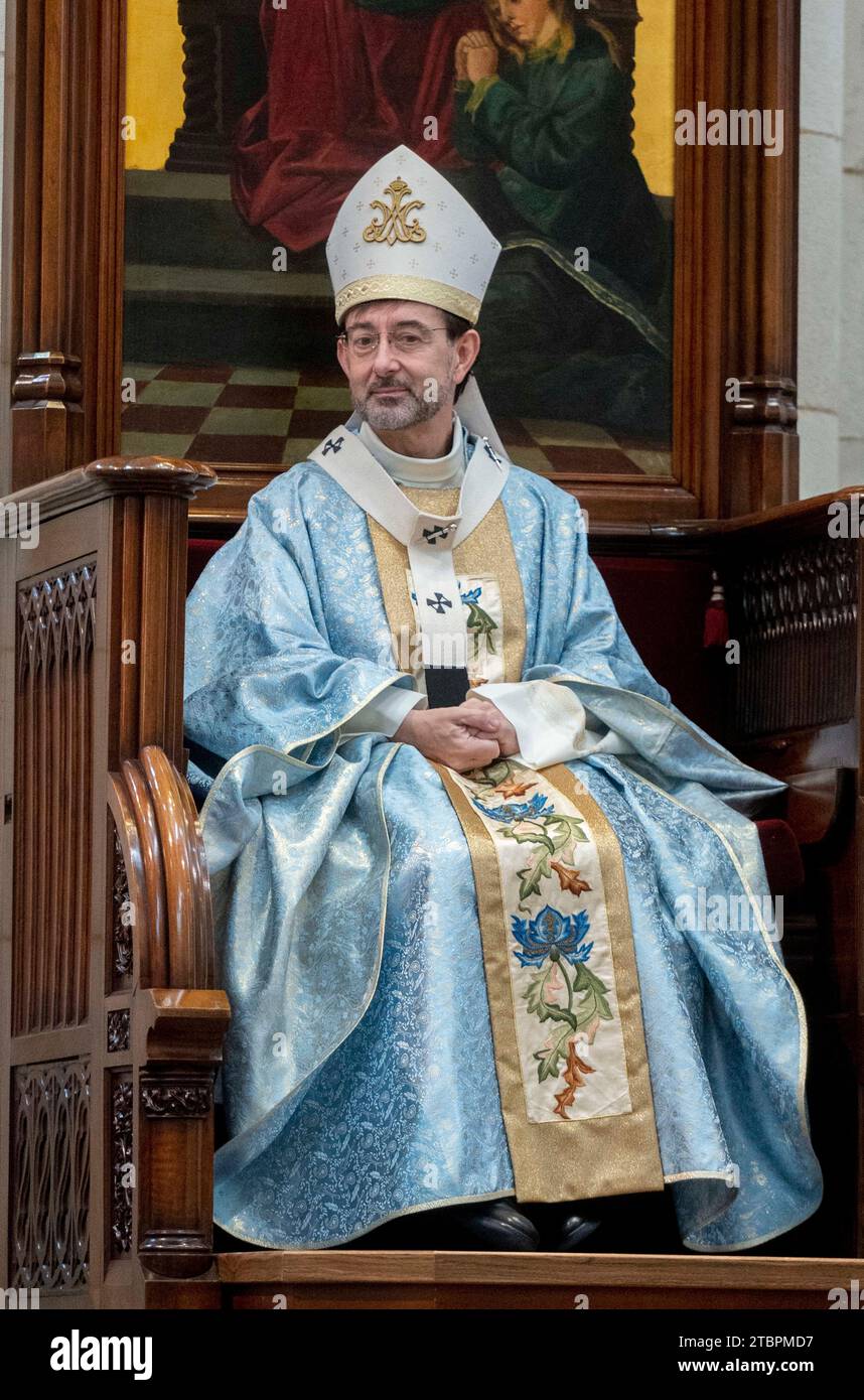 The Cardinal Archbishop of Madrid, José Cobo Cano, officiates the ...