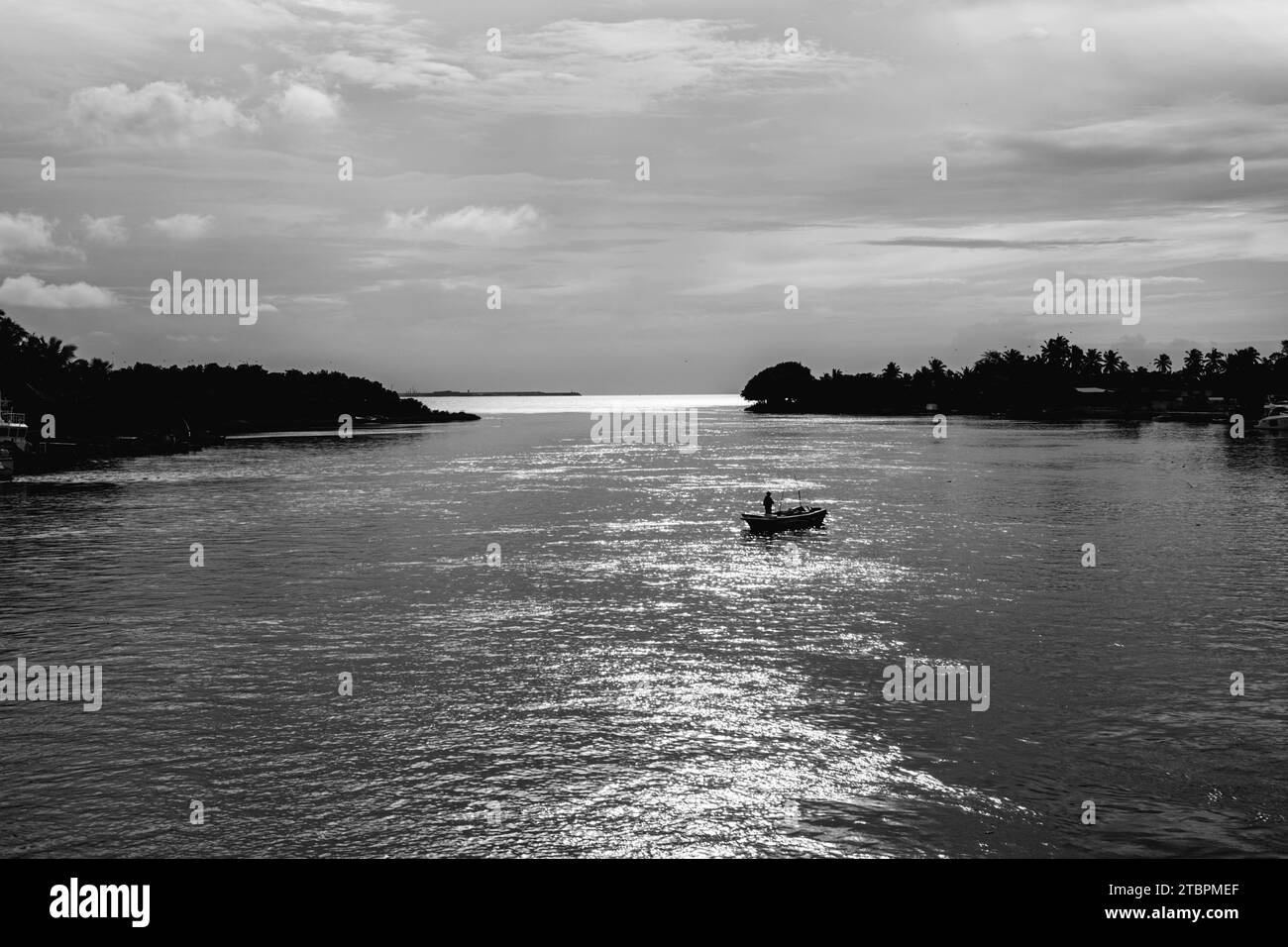 Beautiful scenes of fishermen fishing in their boats in Watala, Colombo ...