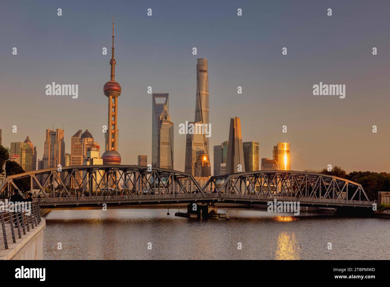 A magnificent view of a grand suspension bridge spanning across a ...