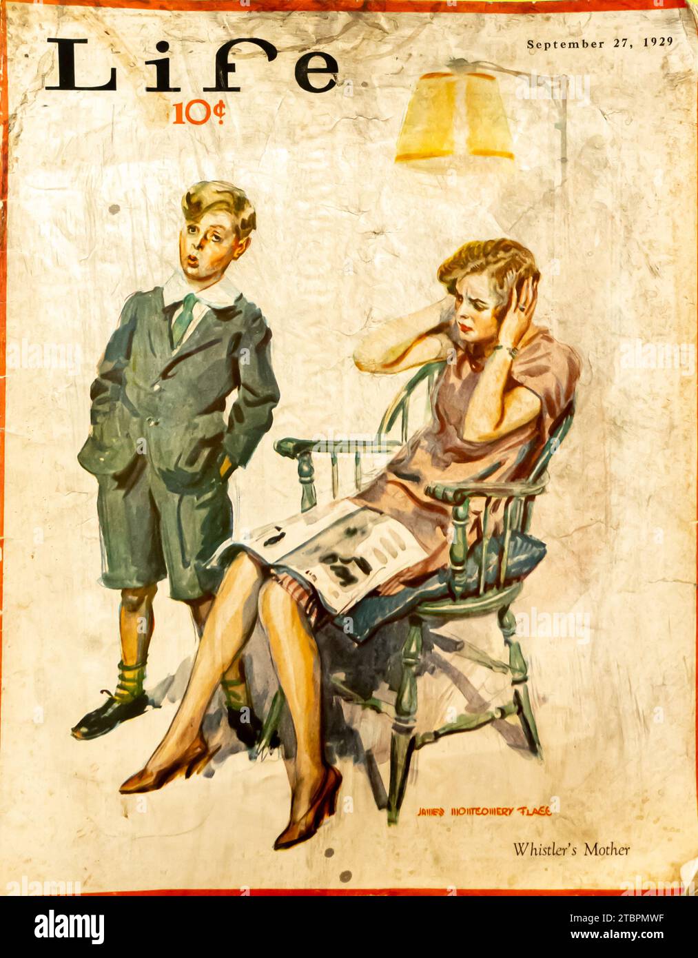 LIFE magazine cover - September 27, 1929 Stock Photo - Alamy