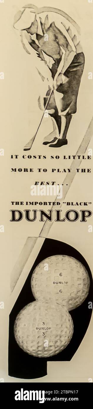 1920s golf magazine hi-res stock photography and images - Alamy