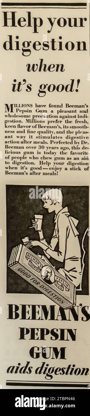 Beemans pepsin gum hi-res stock photography and images - Alamy