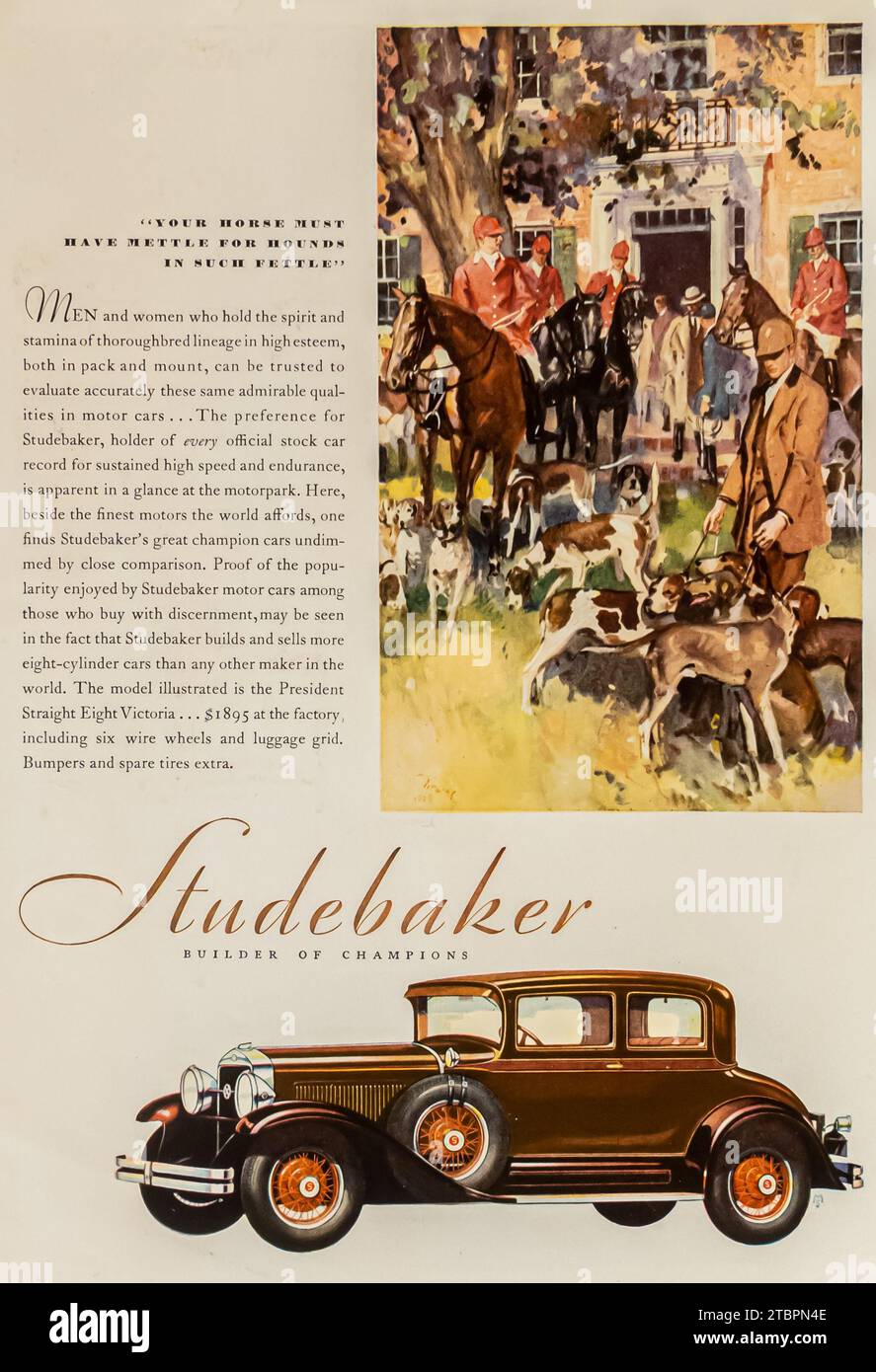 Studebaker car advertisement hi-res stock photography and images - Alamy