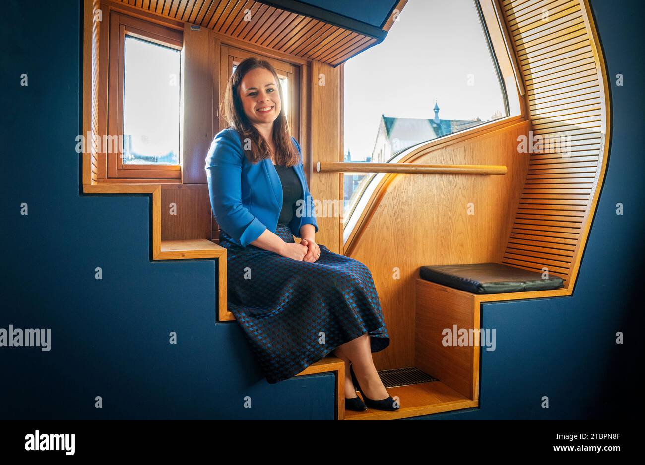SNP's Kate Forbes, MSP for Skye, Lochaber and Badenoch, in her office ...