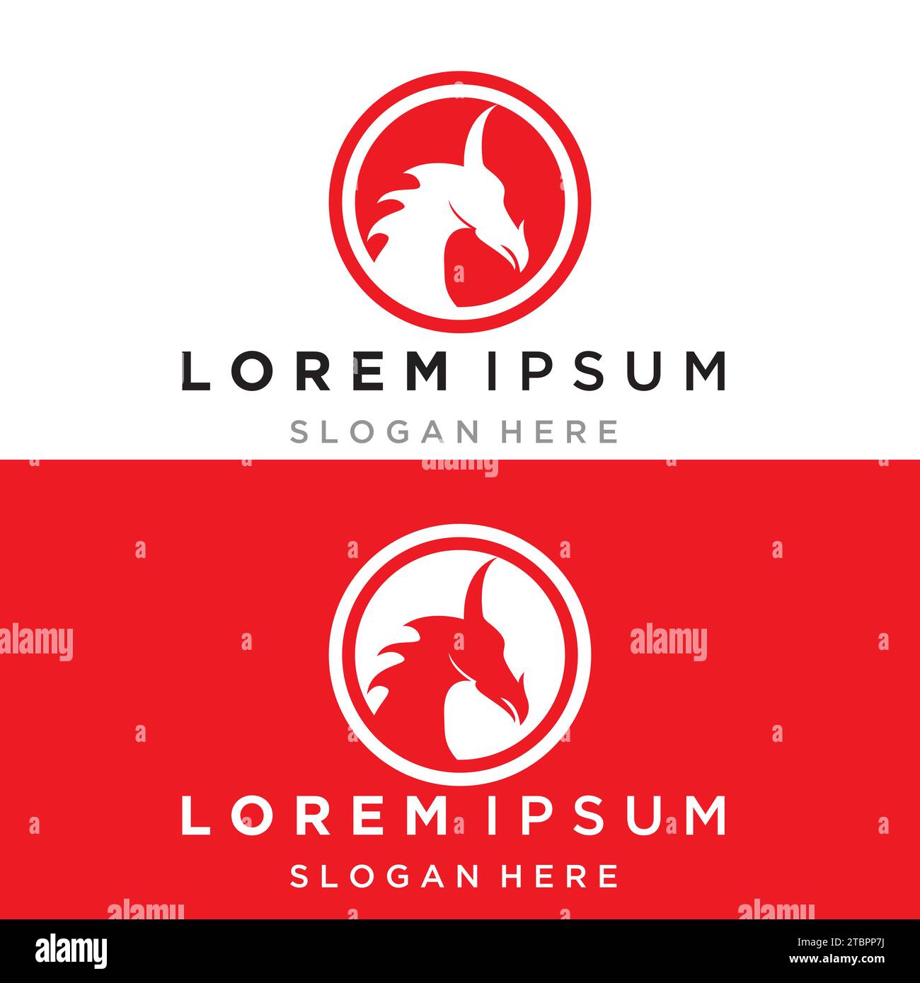 Dragon logo icons. Ancient mythical serpent symbol. Mythological beast ...