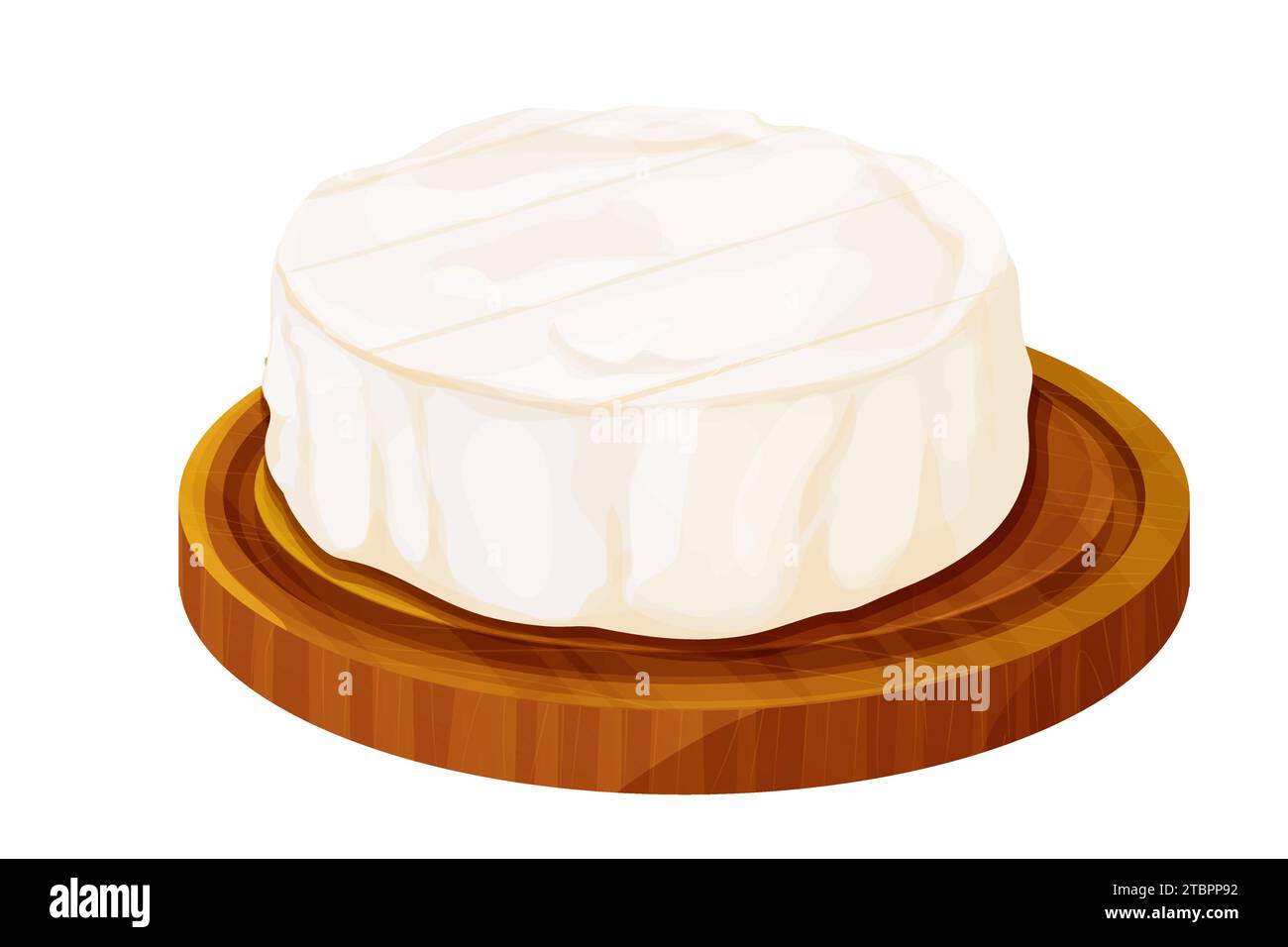 Camembert cheese, brie french soft creamy food on wooden tray in ...