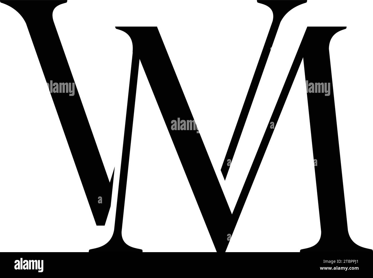 Vector WM logo Stock Vector Image & Art - Alamy