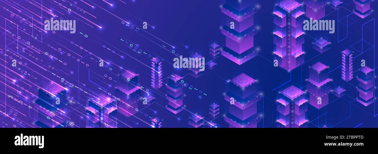 Data visualization concept. 3d isometric vector illustration. Hand ...