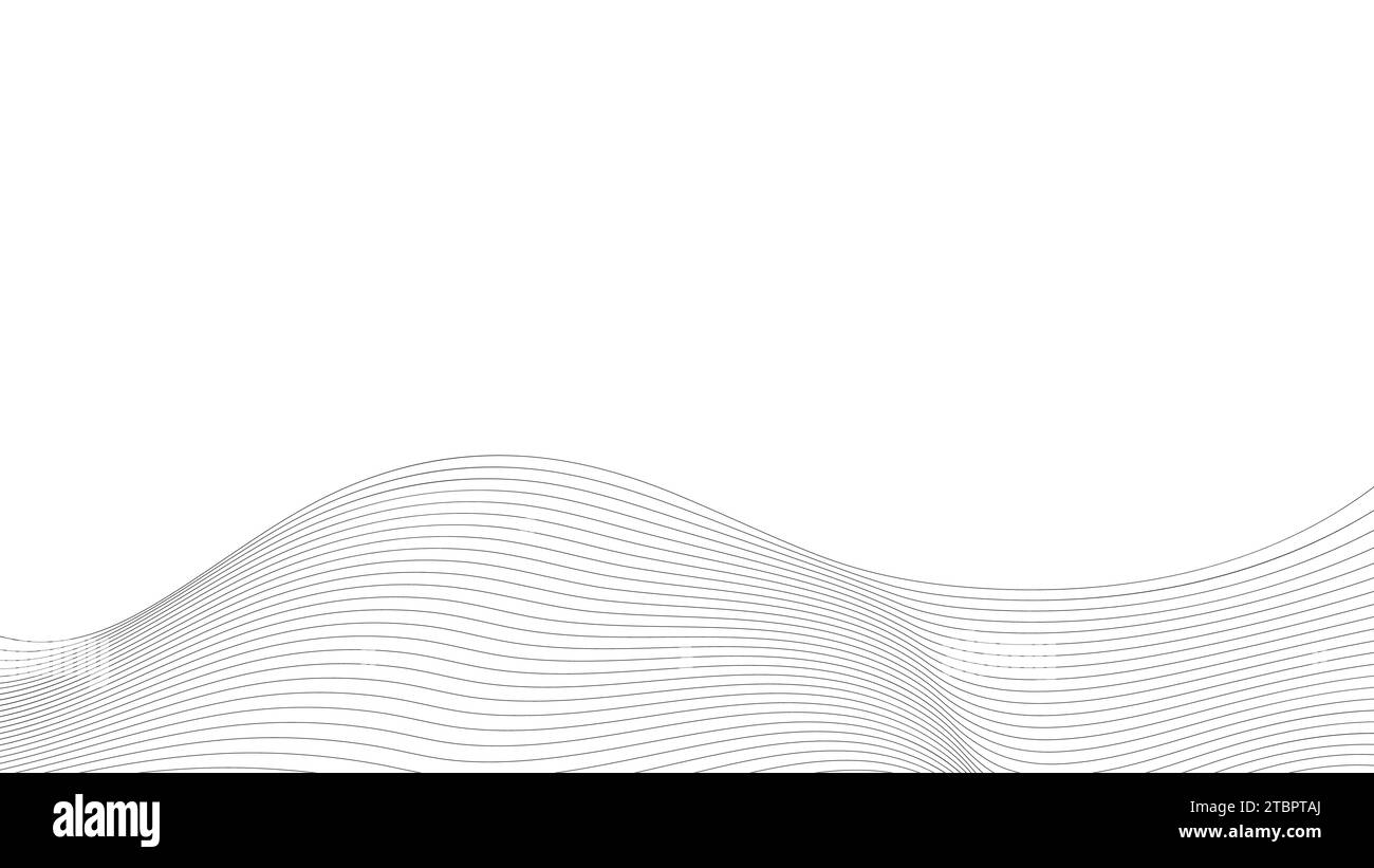 Abstract digital lines wave background Stock Vector Image & Art - Alamy