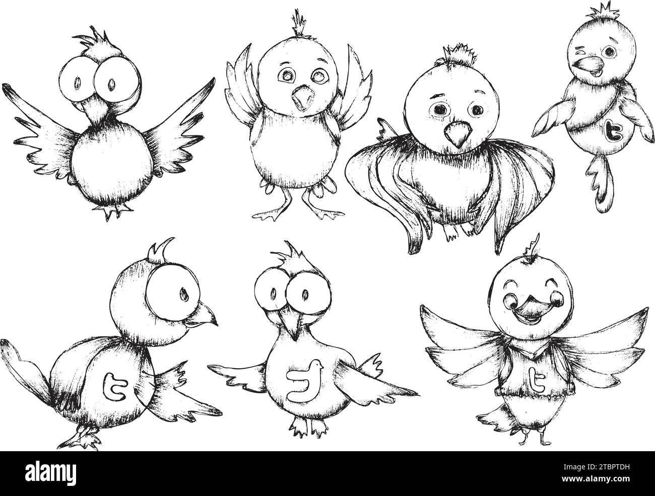 Twitter new logo Cut Out Stock Images & Pictures - Alamy