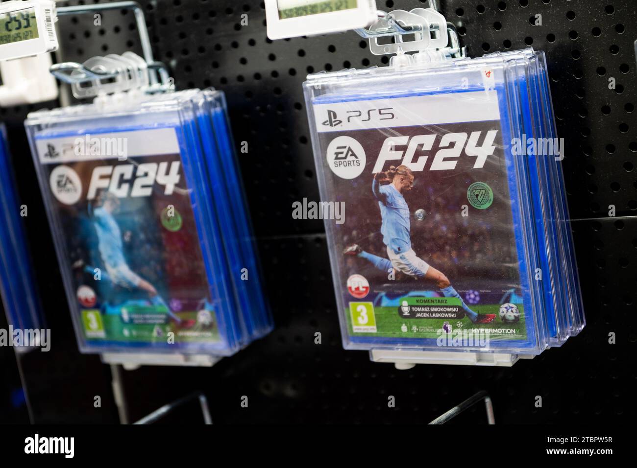 EA Sports FC 24 Video games seen at the shopping mall in Gdansk Stock ...