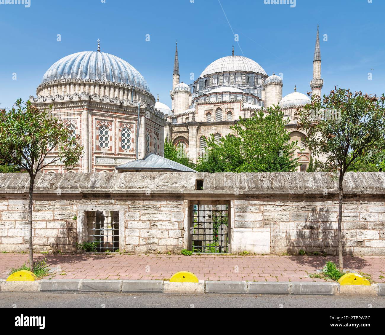 Sehzade Mehmet Turbesi or tomb, with Sehzade Mosque, or Sehzade Camii ...