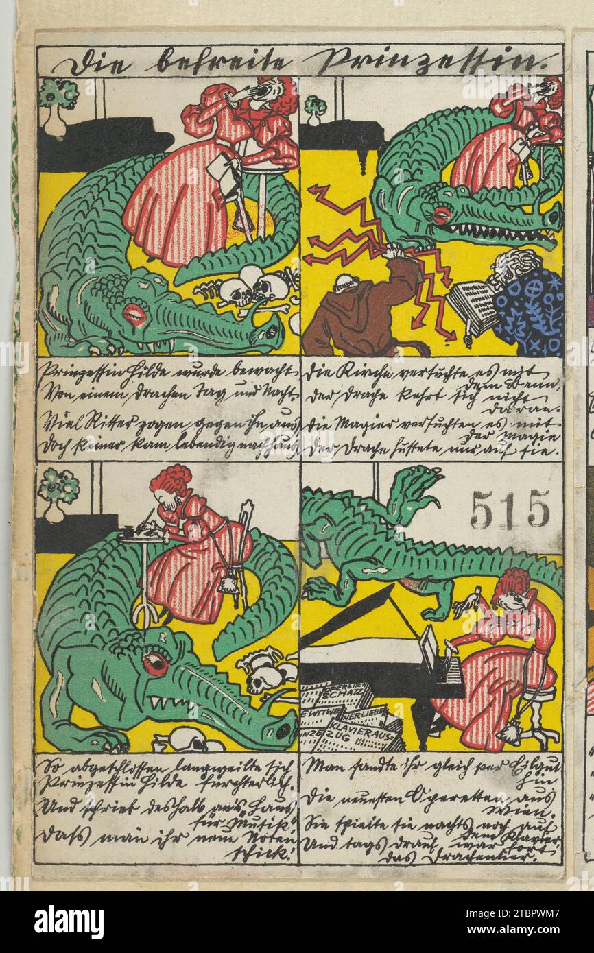 The Rescued Princess (Die befreite Prinzessin) nan by Moriz Jung Stock ...