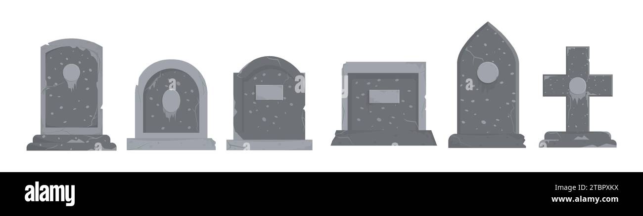 Gothic grave monuments Stock Vector Images - Alamy