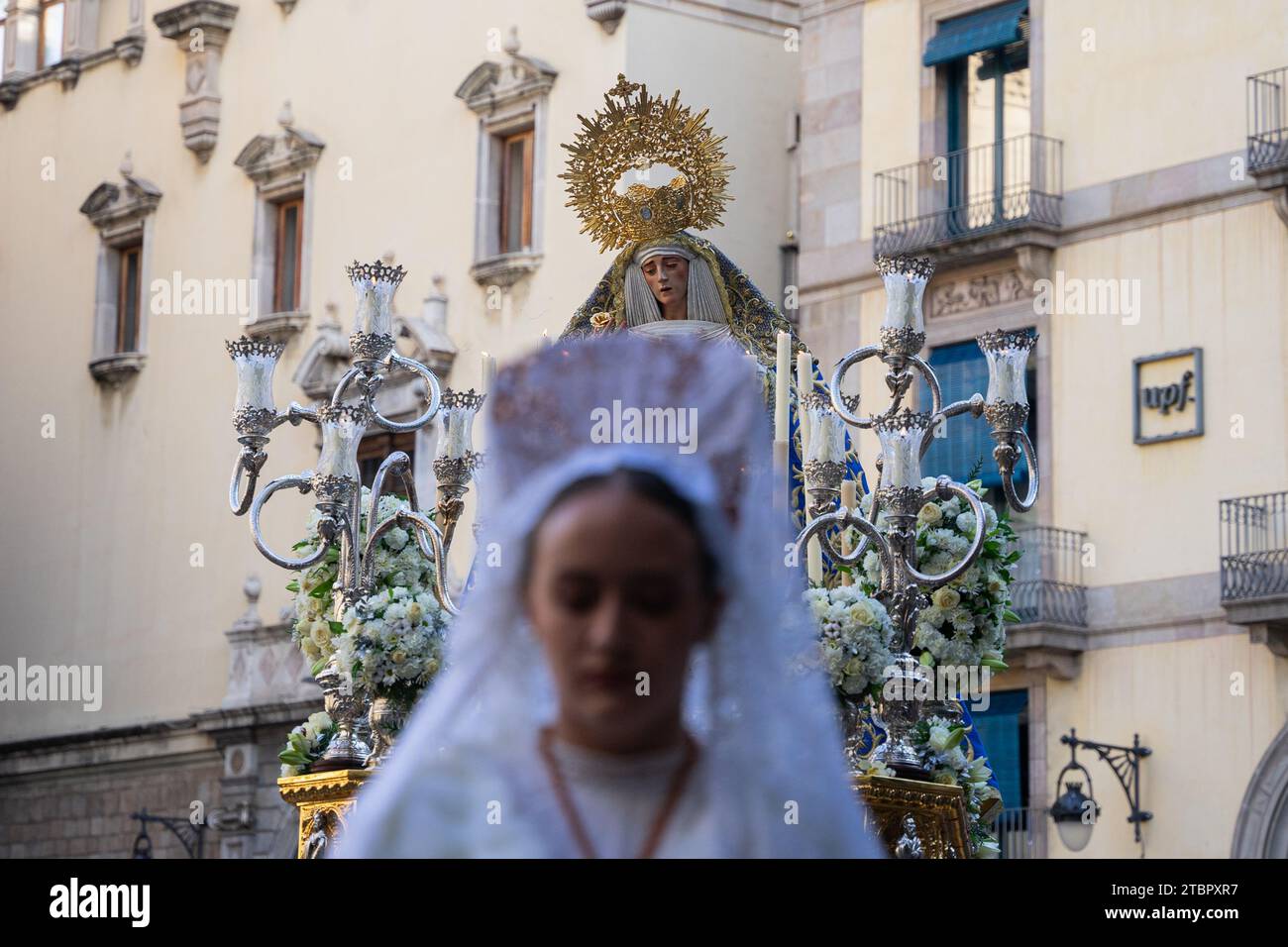 Barcelona, Barcelona, Spain. 8th Dec, 2023. The procession of the ...