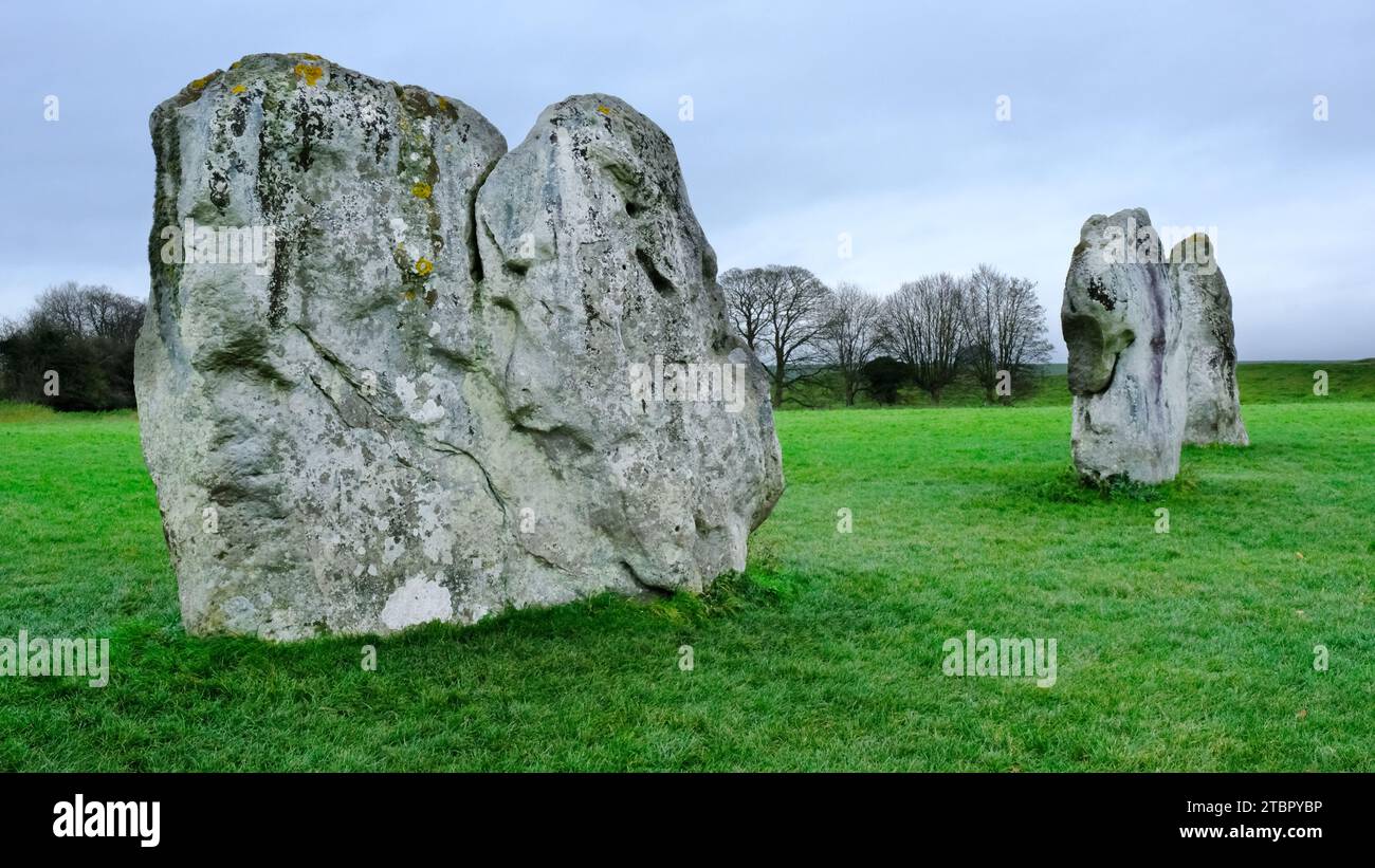 Avebury Stone Circle, the largest in Europe - John Gollop Stock Photo ...