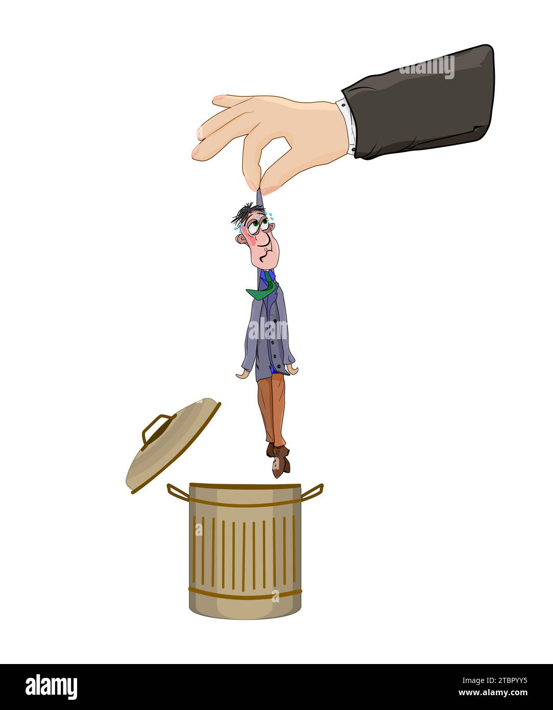 Unnecessary litter Stock Vector Images - Alamy