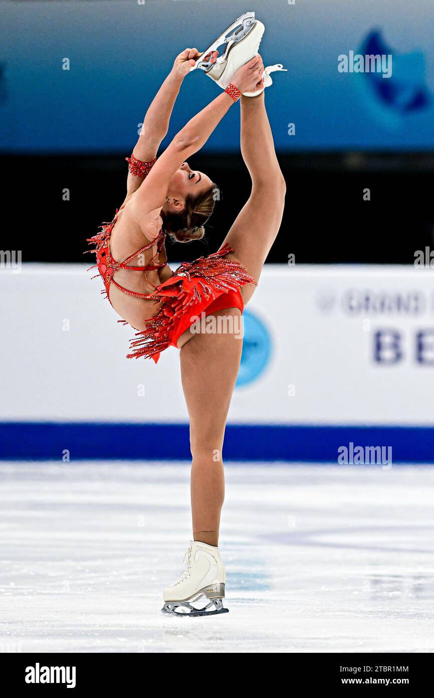 Loena HENDRICKX (BEL), during Senior Women Short Program, at the ISU ...
