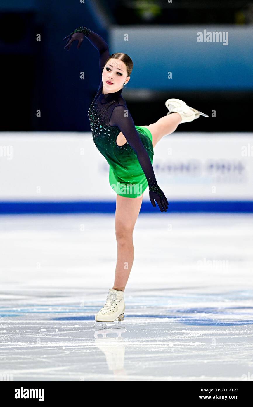 Nina PINZARRONE (BEL), during Senior Women Short Program, at the ISU ...