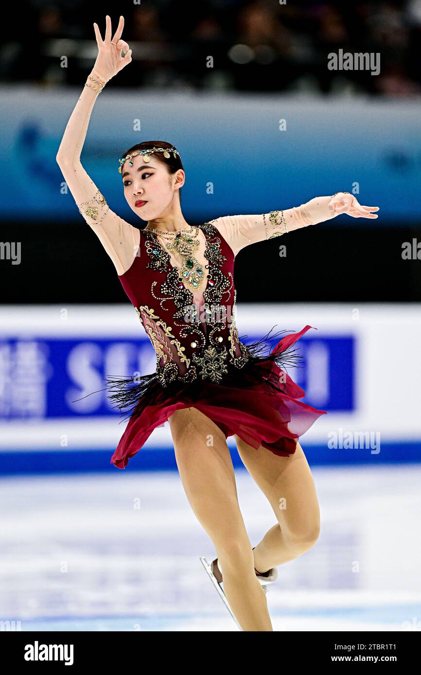 Rion SUMIYOSHI (JPN), during Senior Women Short Program, at the ISU ...