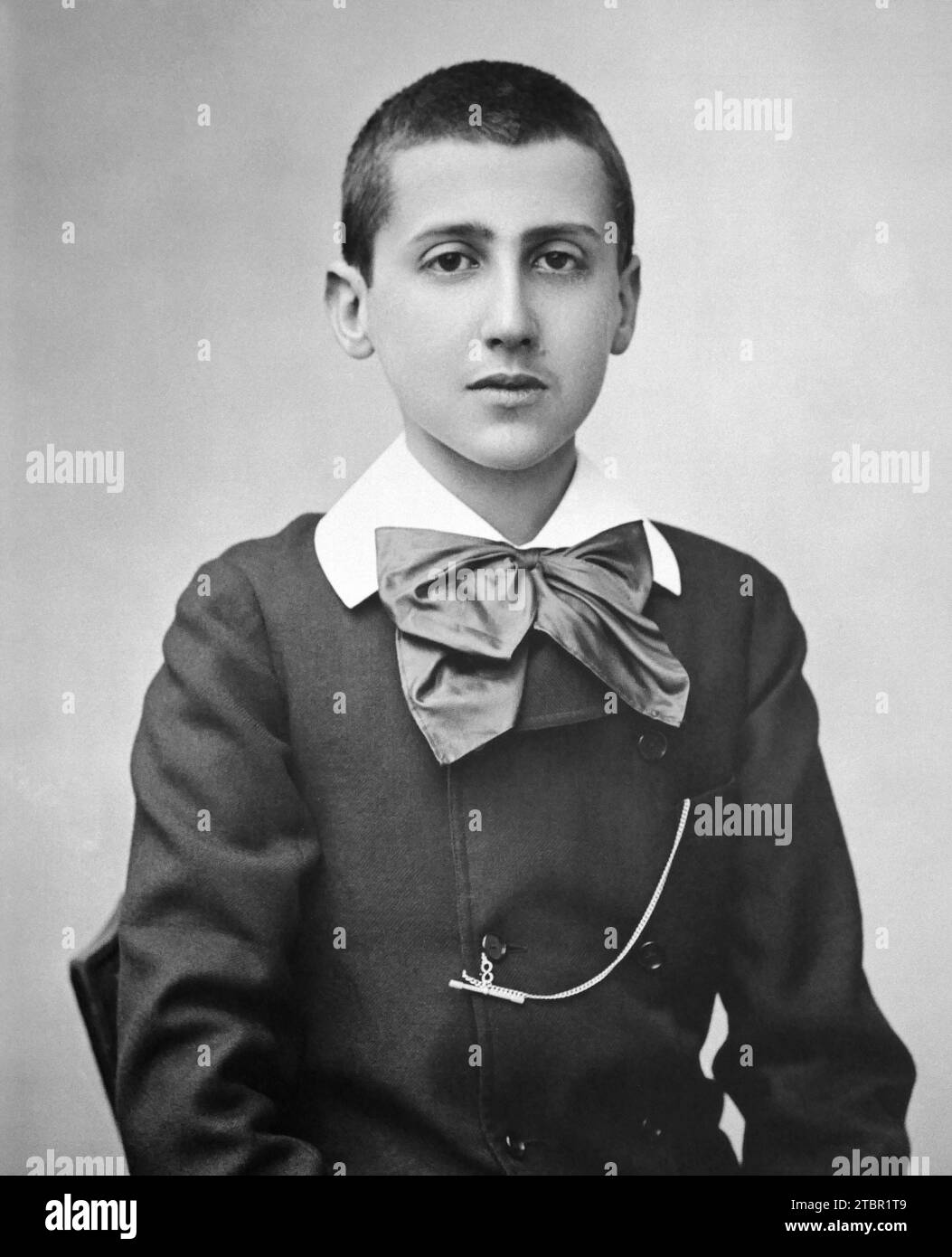 Marcel Proust (15 years old) photographed on March 24, 1887 by Paul ...