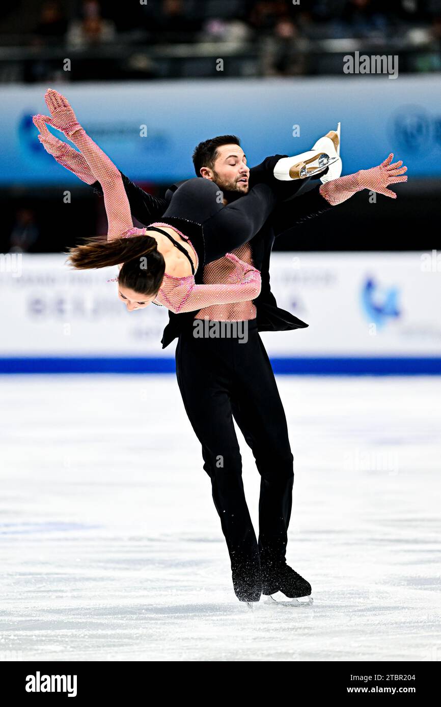 Lilah FEAR & Lewis GIBSON (GBR), during Senior Ice Dance Rhythm Dance ...