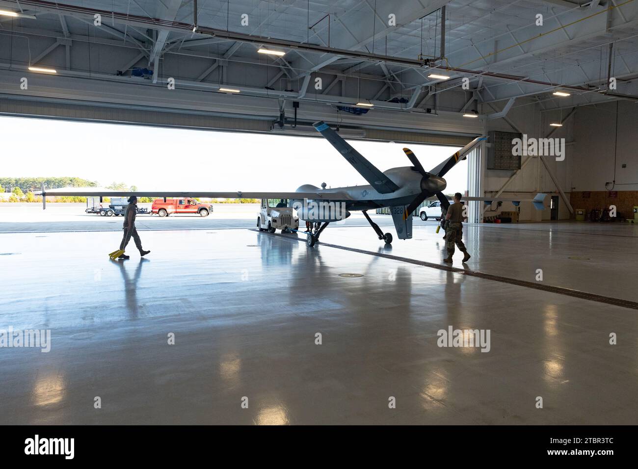 New York Air National Guard conducted post-flight checks on MQ-9A ...