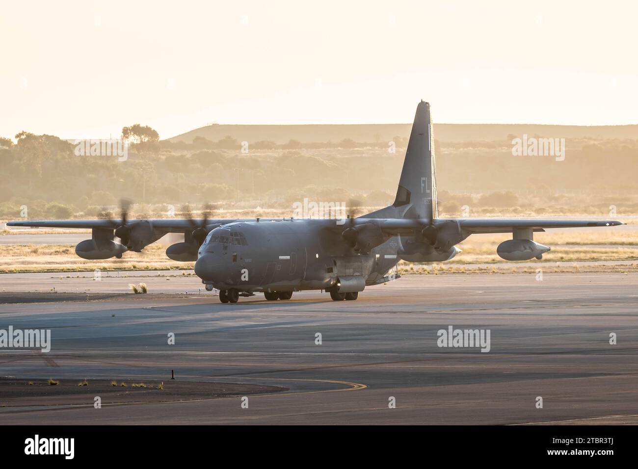 A U.S. Air Force HC-130J Combat King II aircraft assigned to the 920th ...