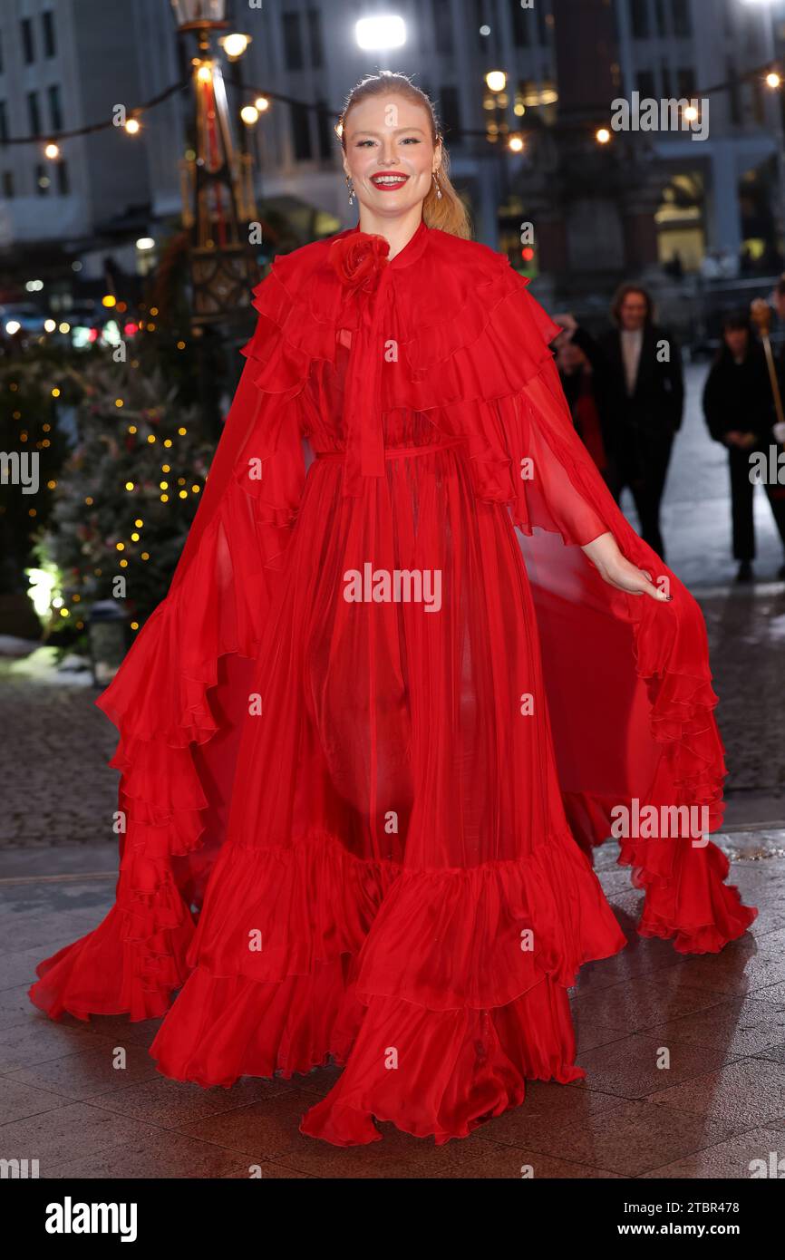 Freya Ridings arriving for the Royal Carols - Together At Christmas ...