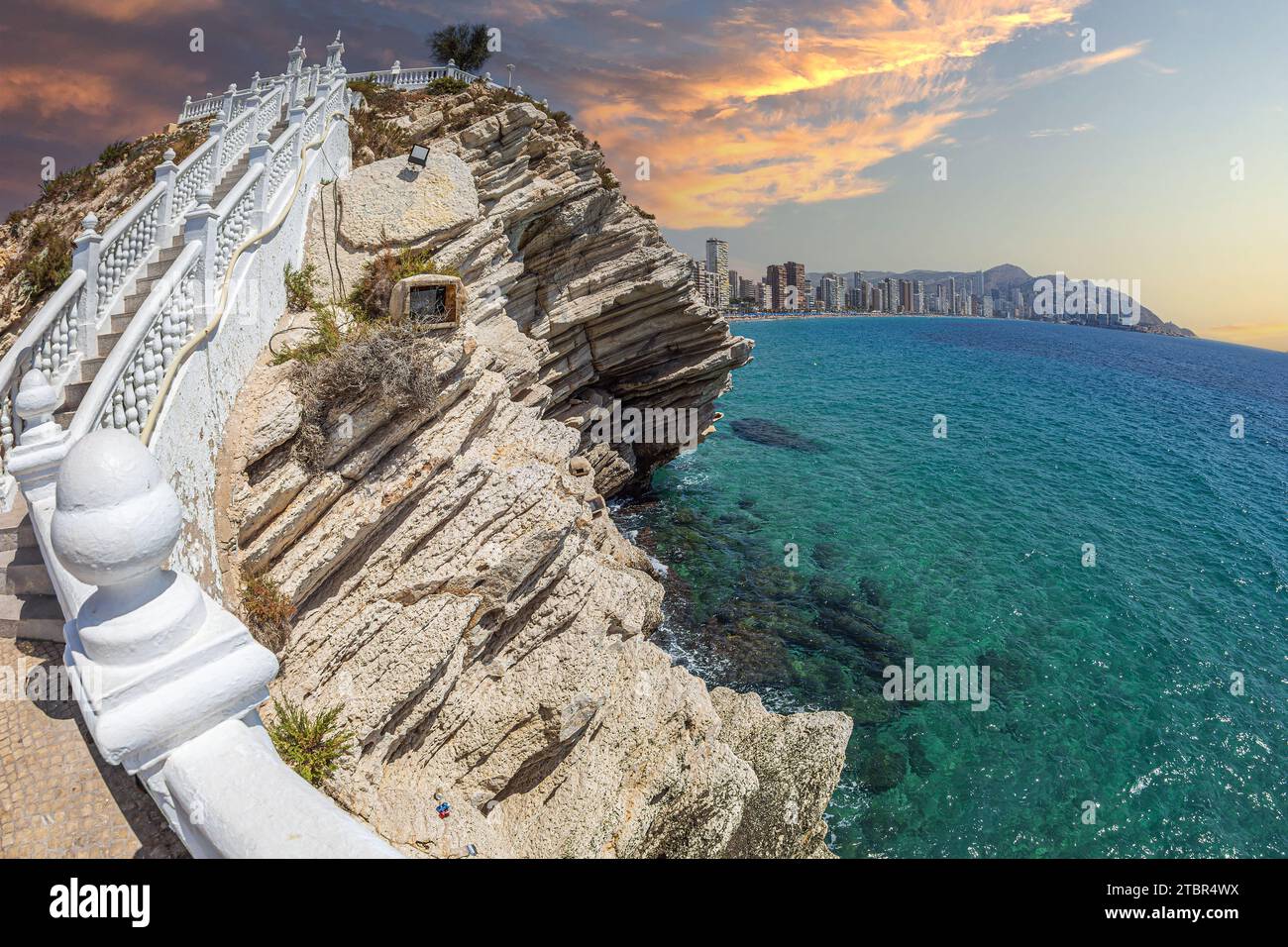 BENIDORM, SPAIN - AUGUST 13, 2020: View from the Balcony of the ...