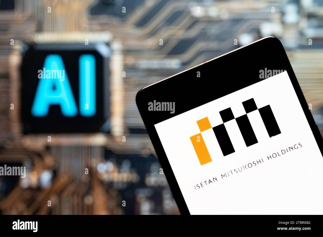 In this photo illustration, the Japanese department store chain Isetan ...