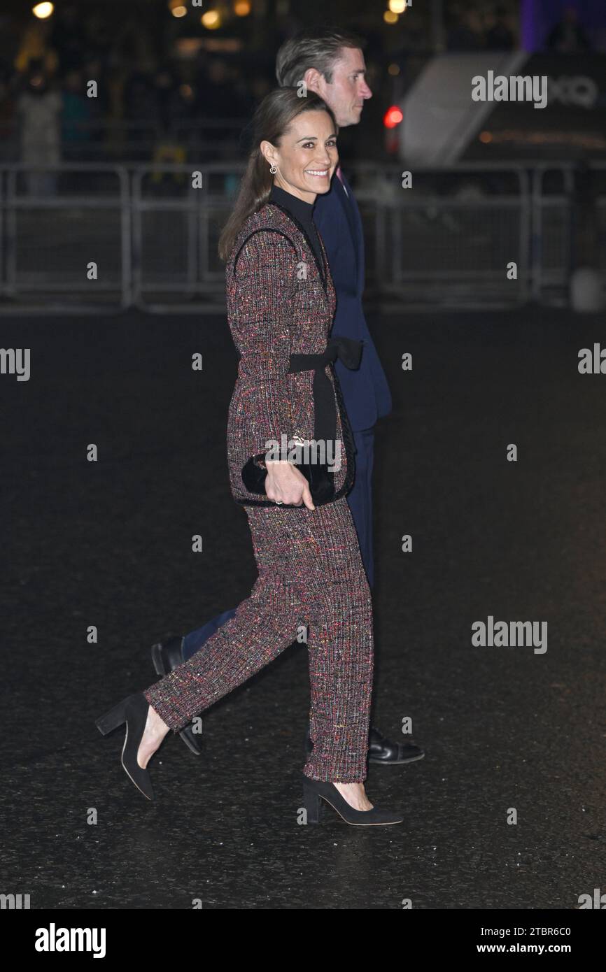 Pippa Middleton arriving for the Royal Carols - Together At Christmas ...