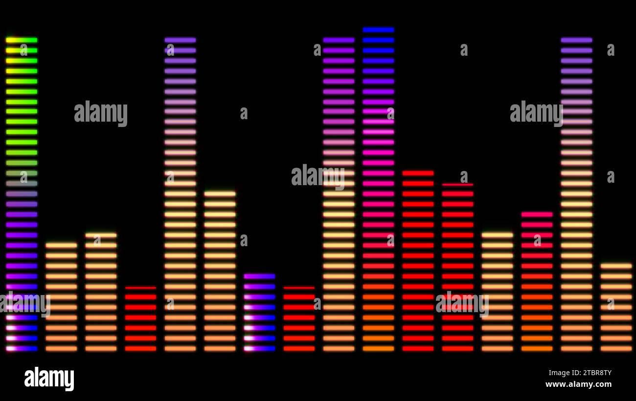 Digital equalizer bar graph, Sound Equalizer Abstract Background ...