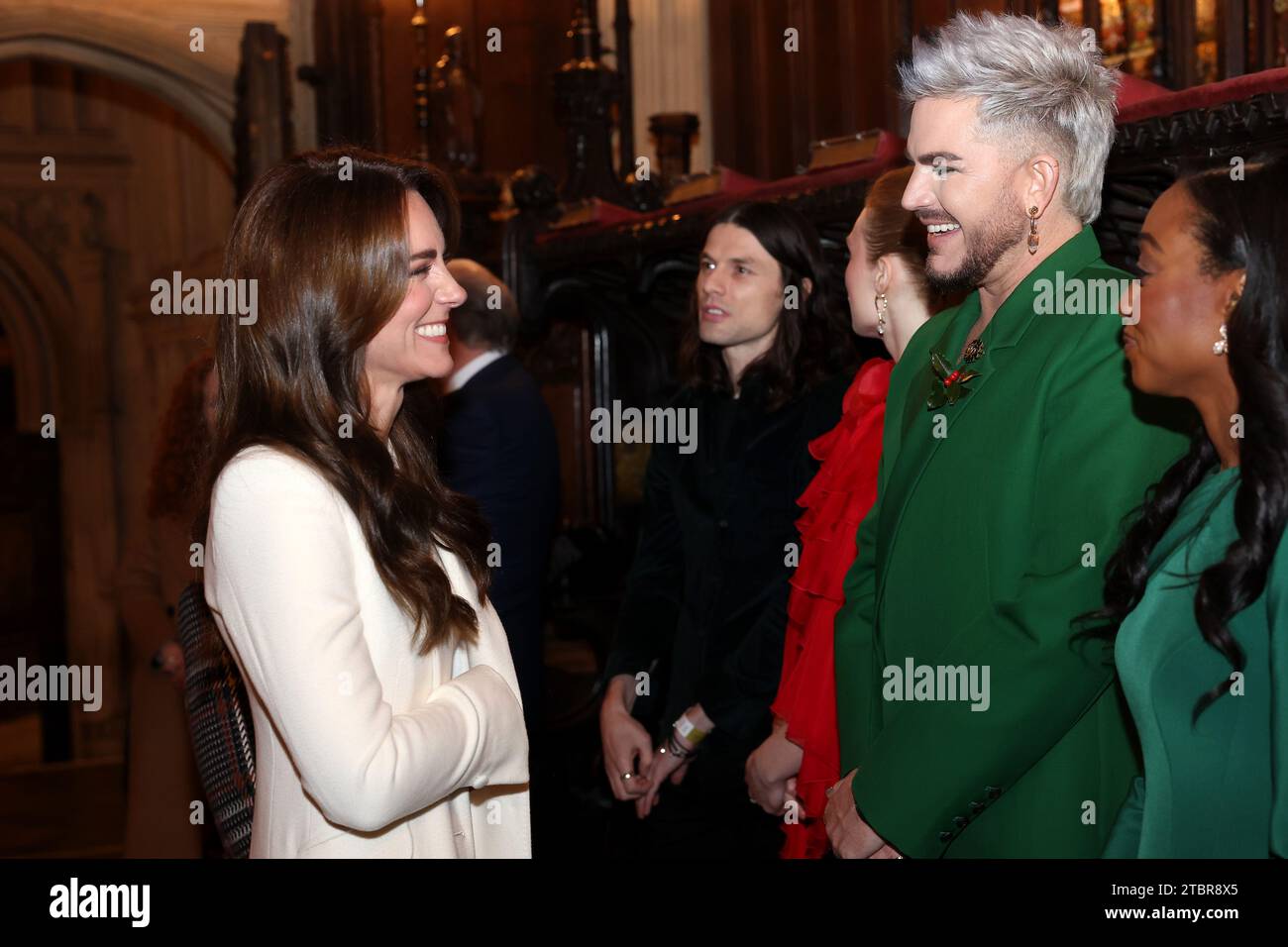 The Princess of Wales speaks with Adam Lambert ahead of the Royal ...