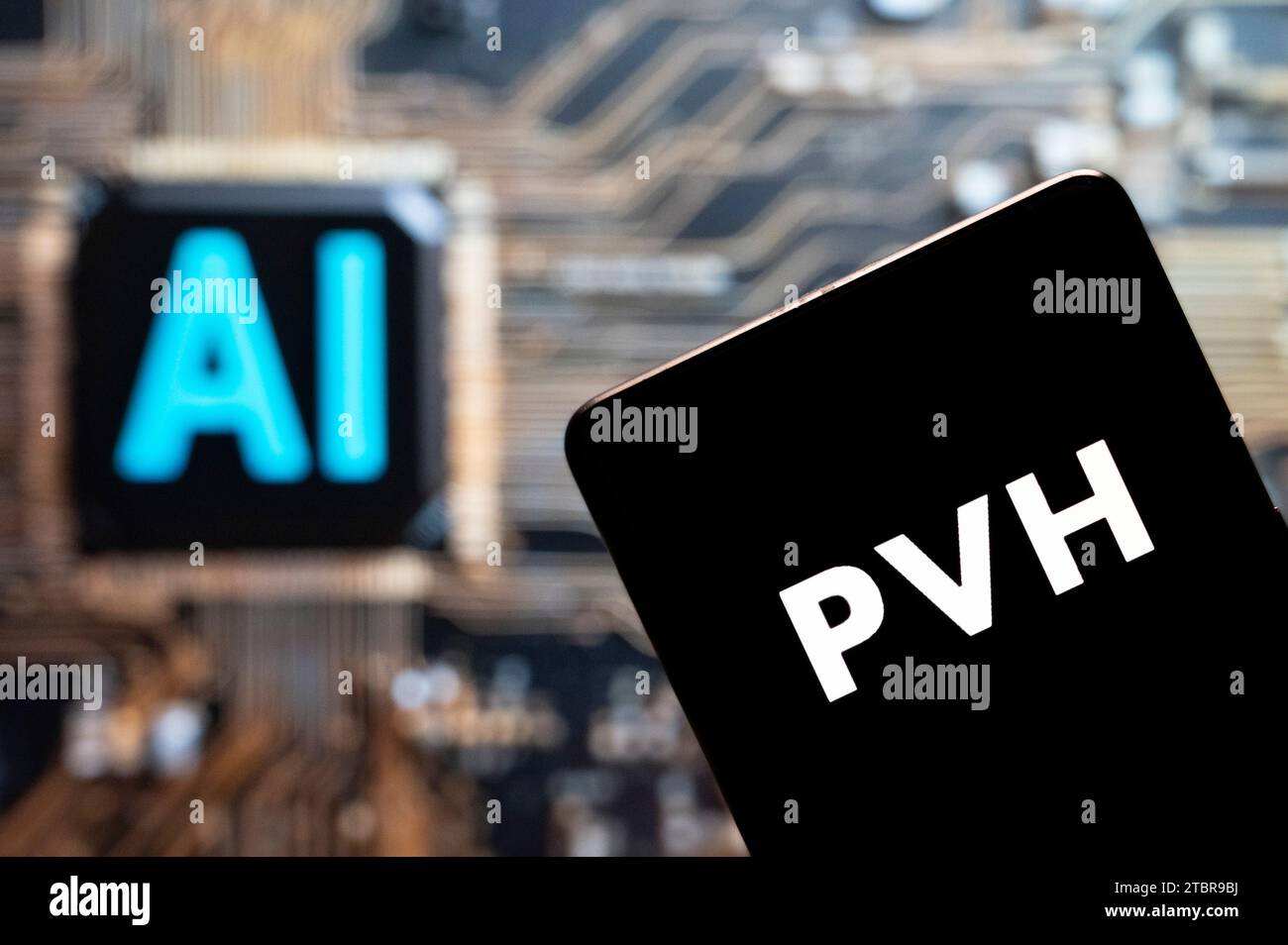 China. 3rd Nov, 2023. In this photo illustration, the American clothing ...