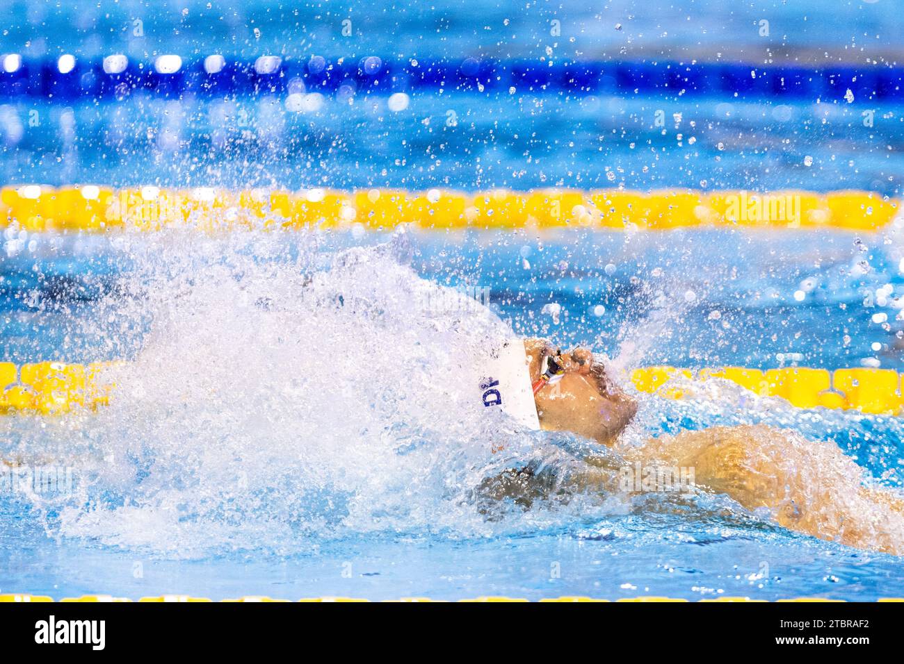 Tomac Mewen of France during Men's 100m Backstroke Final at the LEN ...