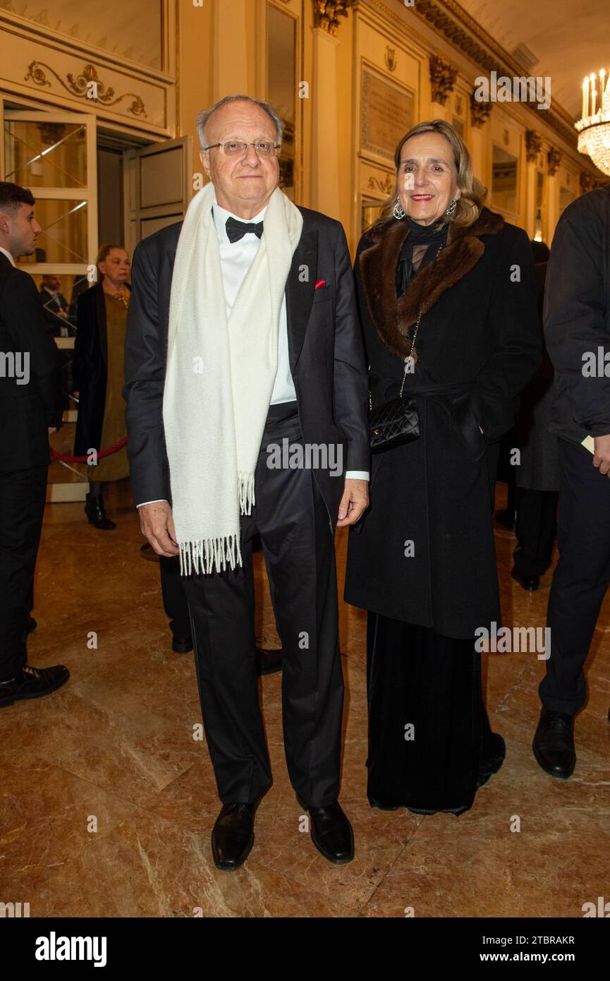 Aldo Fozzati, Anna Fozzati Premiere at La Scala Theatre -Don Carlo ...