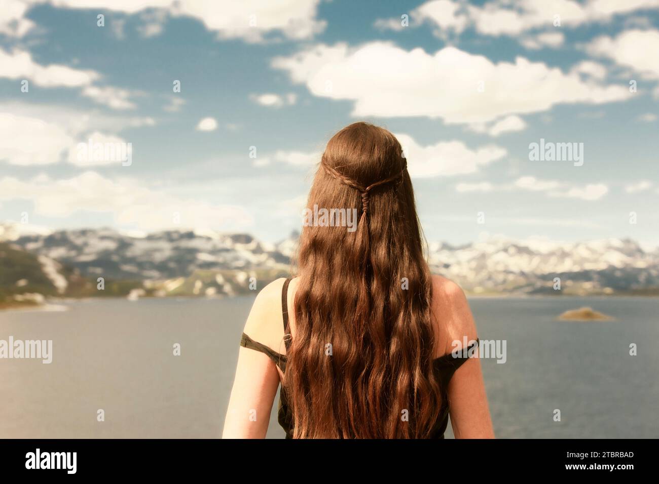 Long hair in hi-res stock photography and images - Alamy